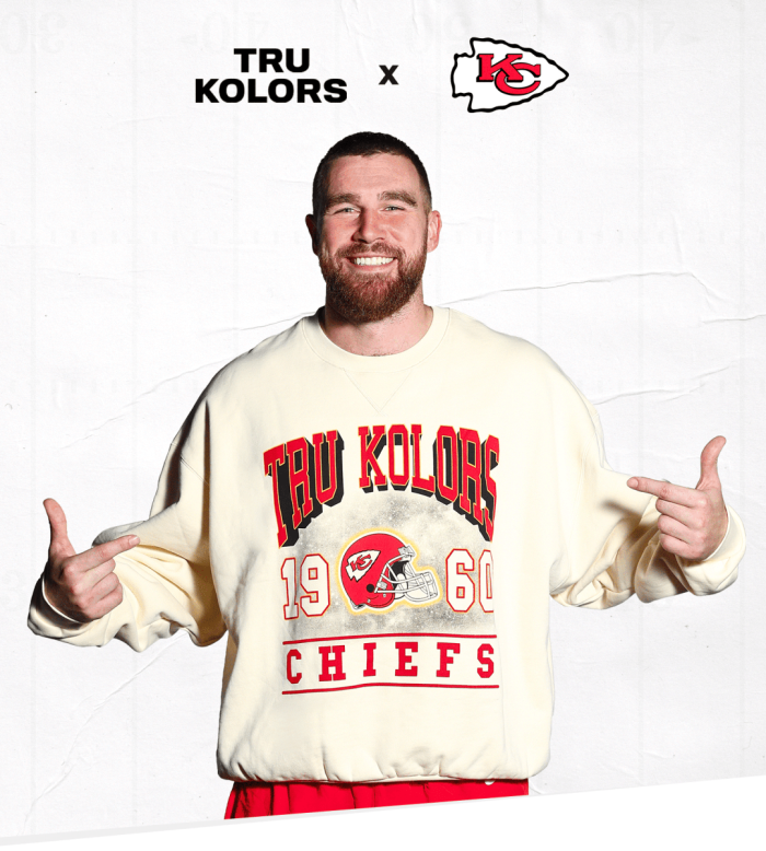 Travis Kelce "Tru Kolors" Partners with Chiefs